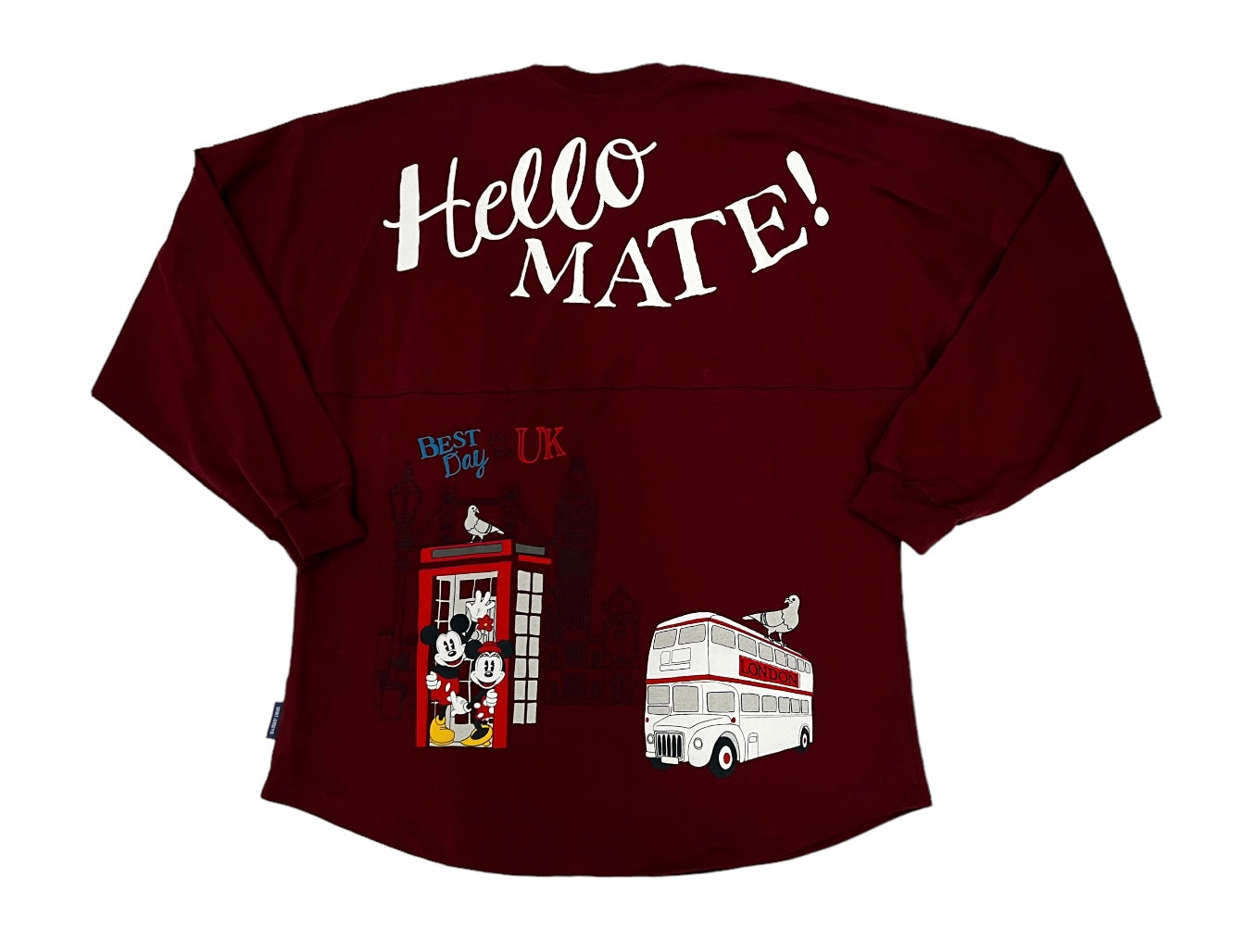 Disney Epcot UK Mickey & Minnie “Hello Mate” London Spirit Jersey ...