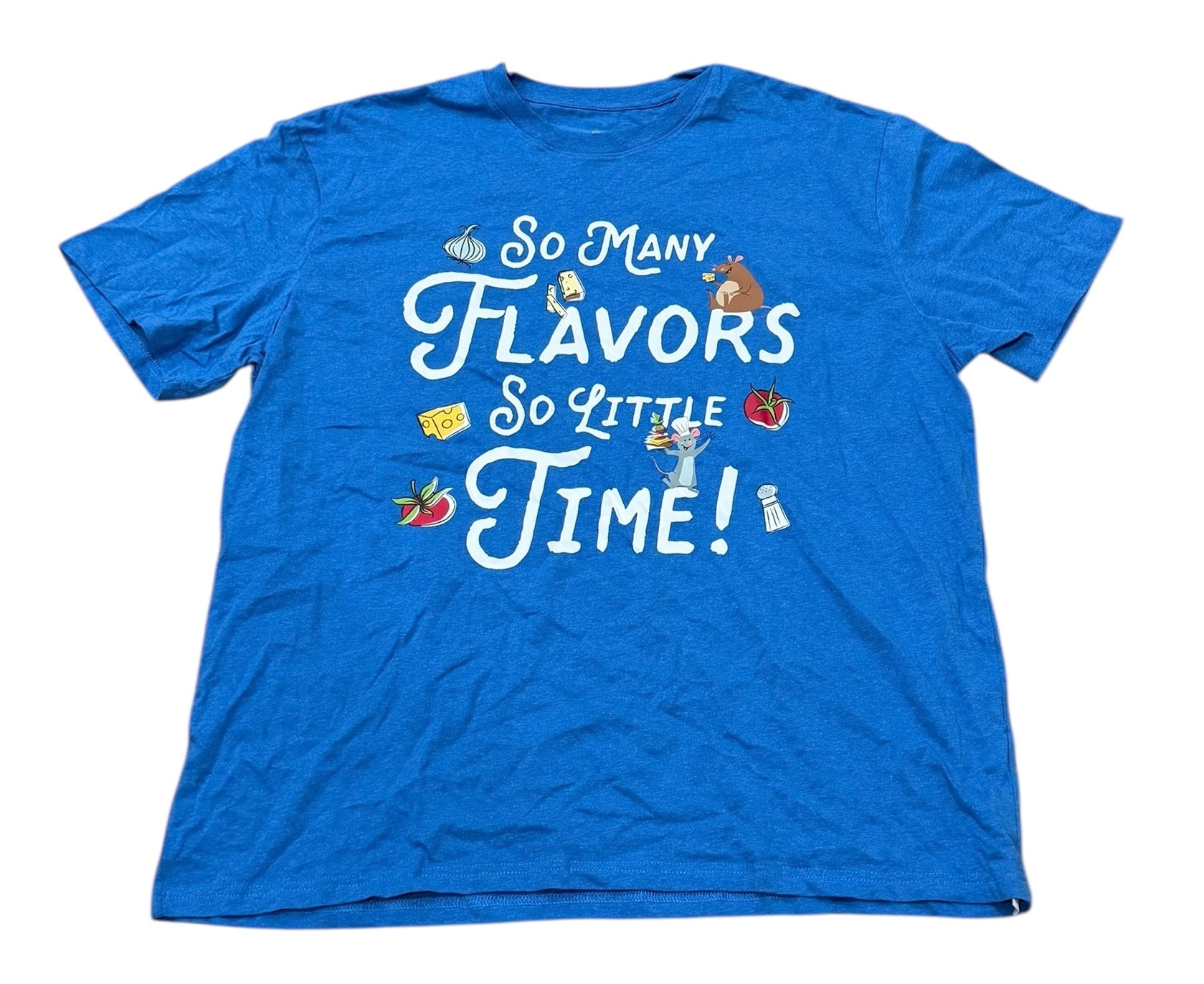 Disney Ratatouille Shirt-So Many Flavors So Little Time Remy Emile ...