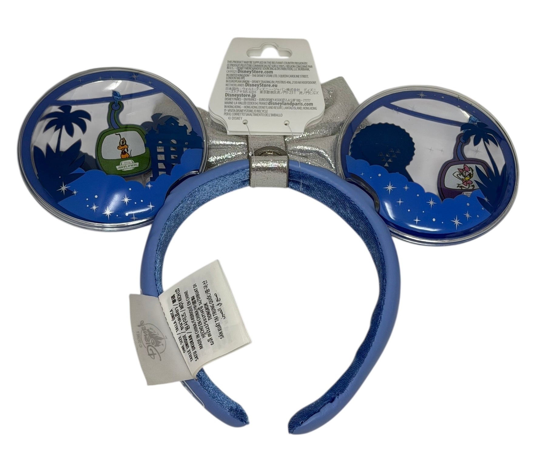 Disney Skyliner Mickey & Friends Ear Headband Removable Bow – World of ...