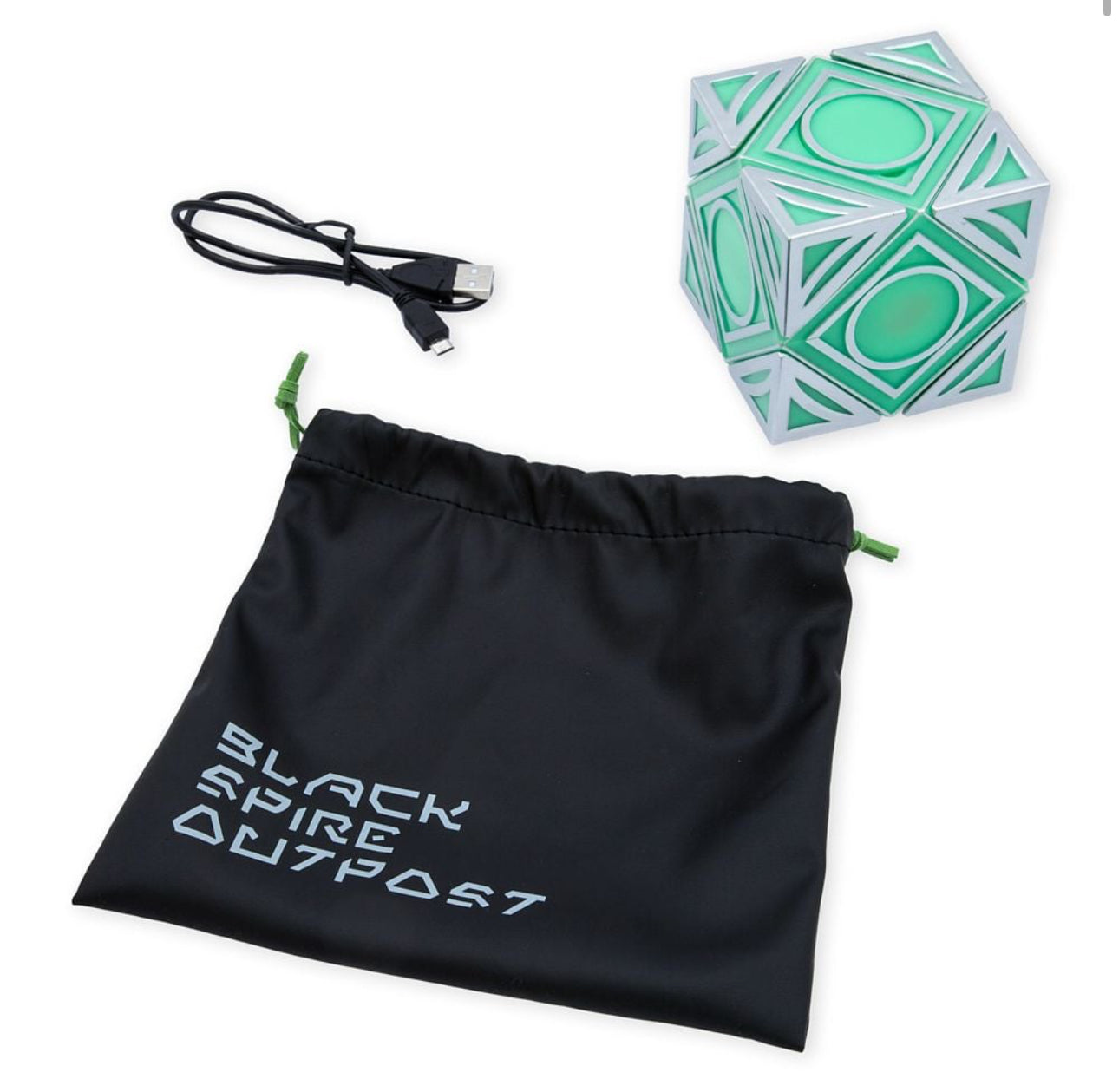Disney Star Wars Jedi Holocron Cube Silver Green – World of Treasures