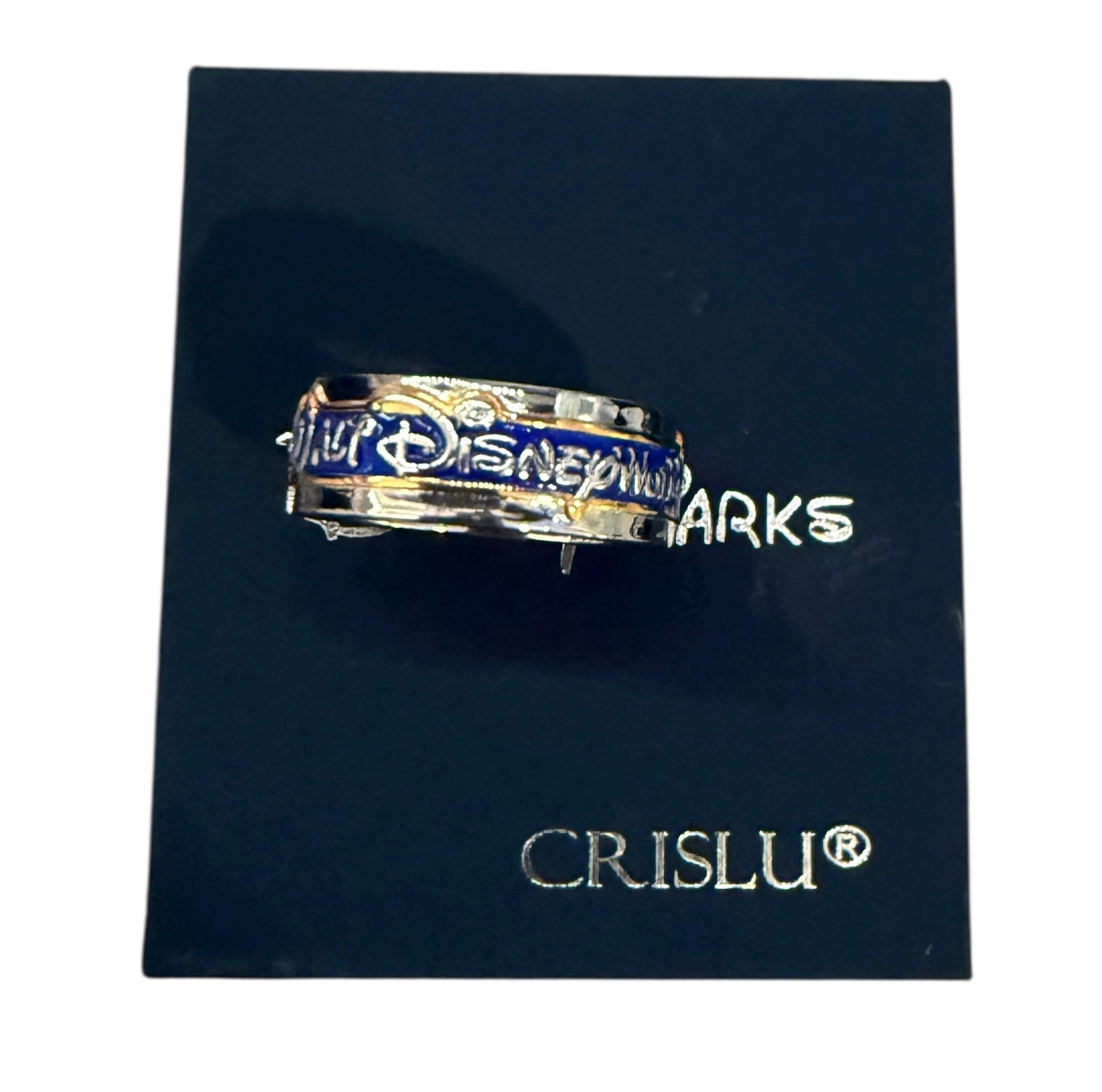 Walt Disney World Marquee Ring Crislu Signed Size 7 – World of Treasures