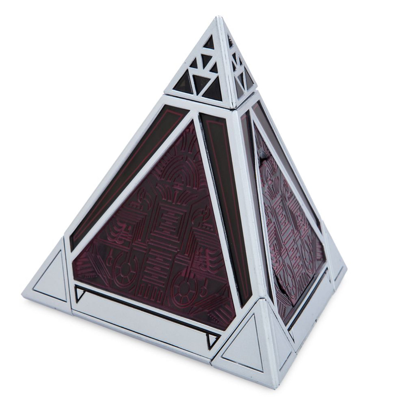 Disney Star Wars Galaxy Edge Sith Holocron Pyramid Silver 2024 – World ...