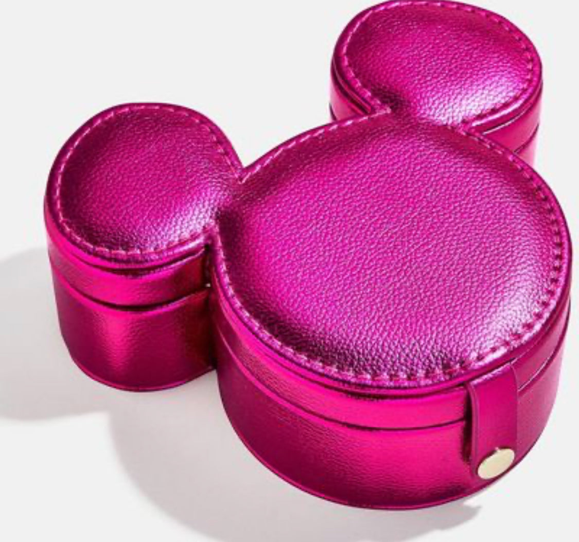 Disney Baublebar Mickey Mouse Metallic Storage Case - Metallic Pink ...