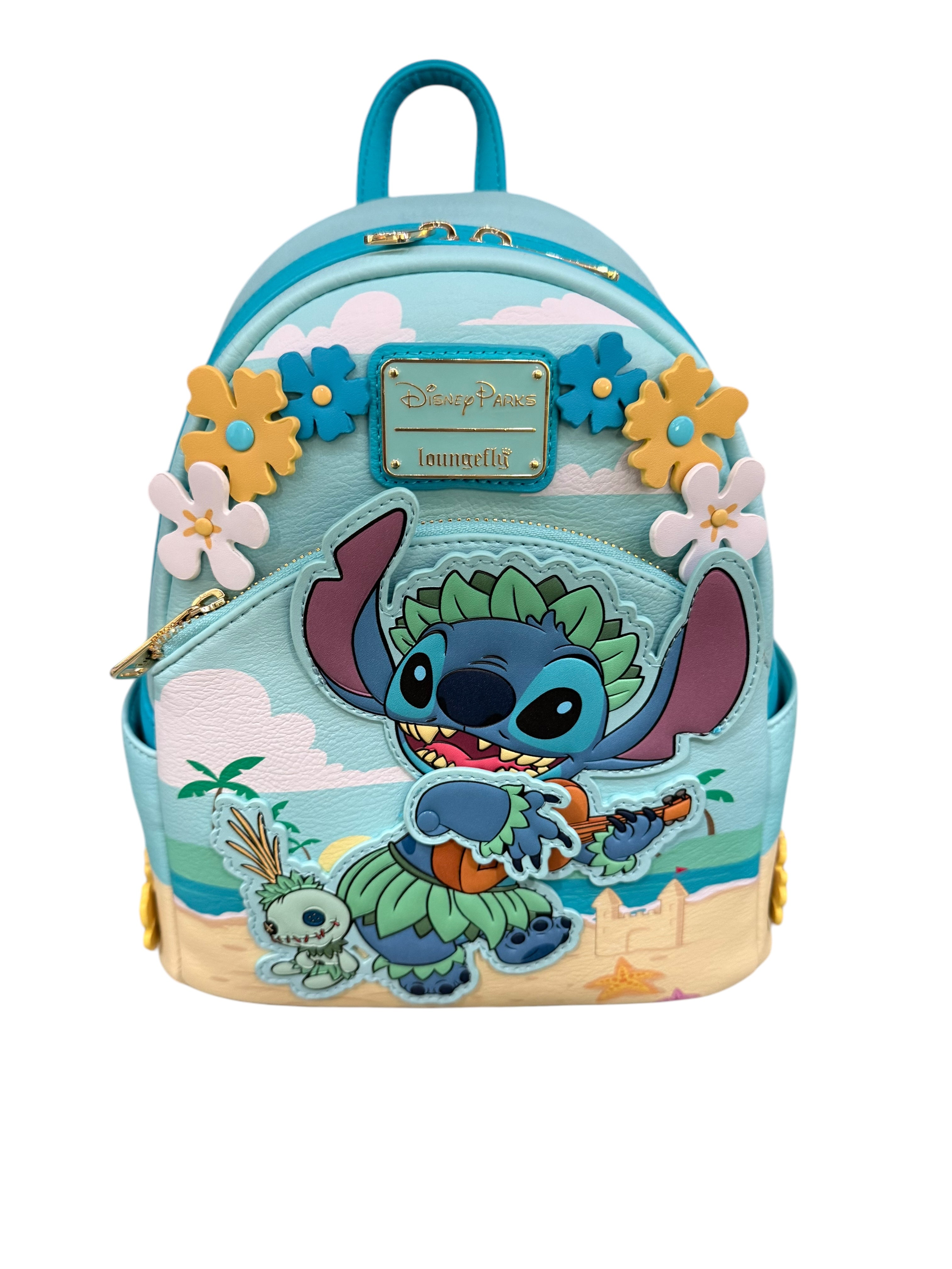 Disney Stitch & Scrump Hula Loungefly Backpack Purse – World of Treasures