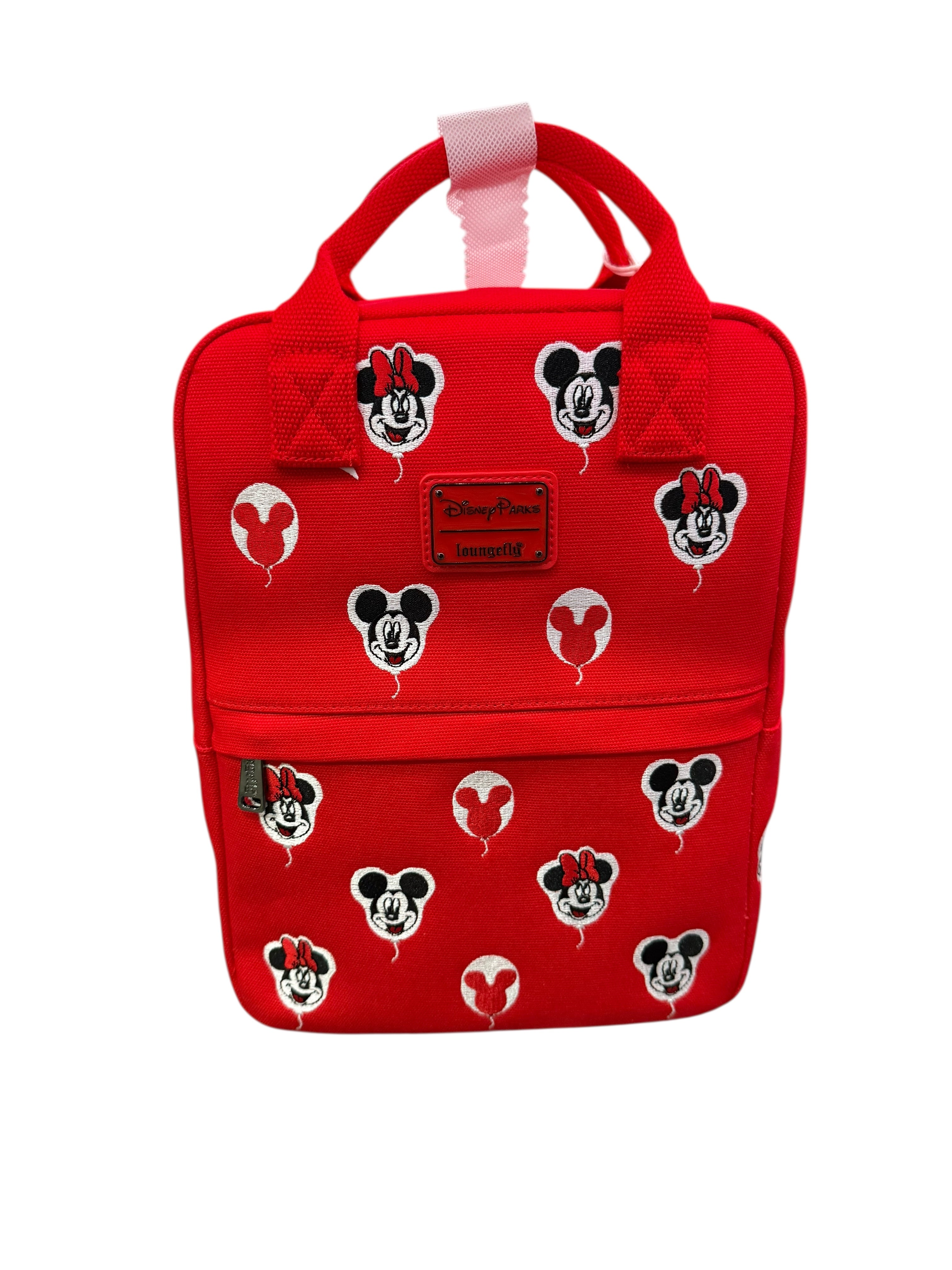 Disney Mickey, Minnie, Balloon Canvas Loungefly Backpack – World of ...
