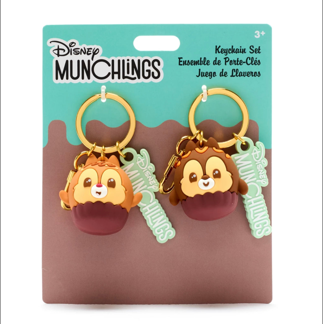 Disney Munchlings Chip n Dale Keyring Set – World of Treasures