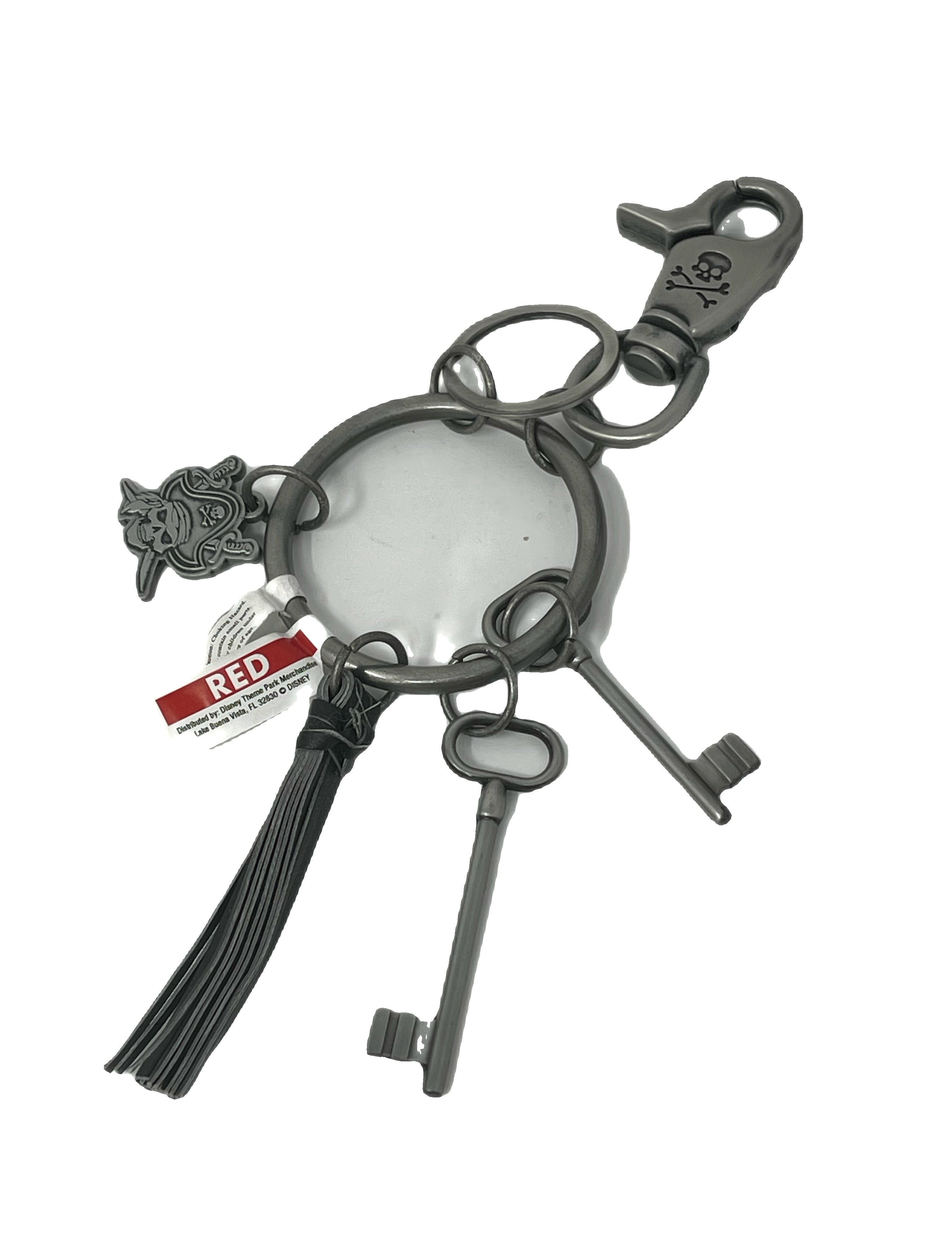 Disney Pirates of the Caribbean Keys Keychain Clip – World of Treasures