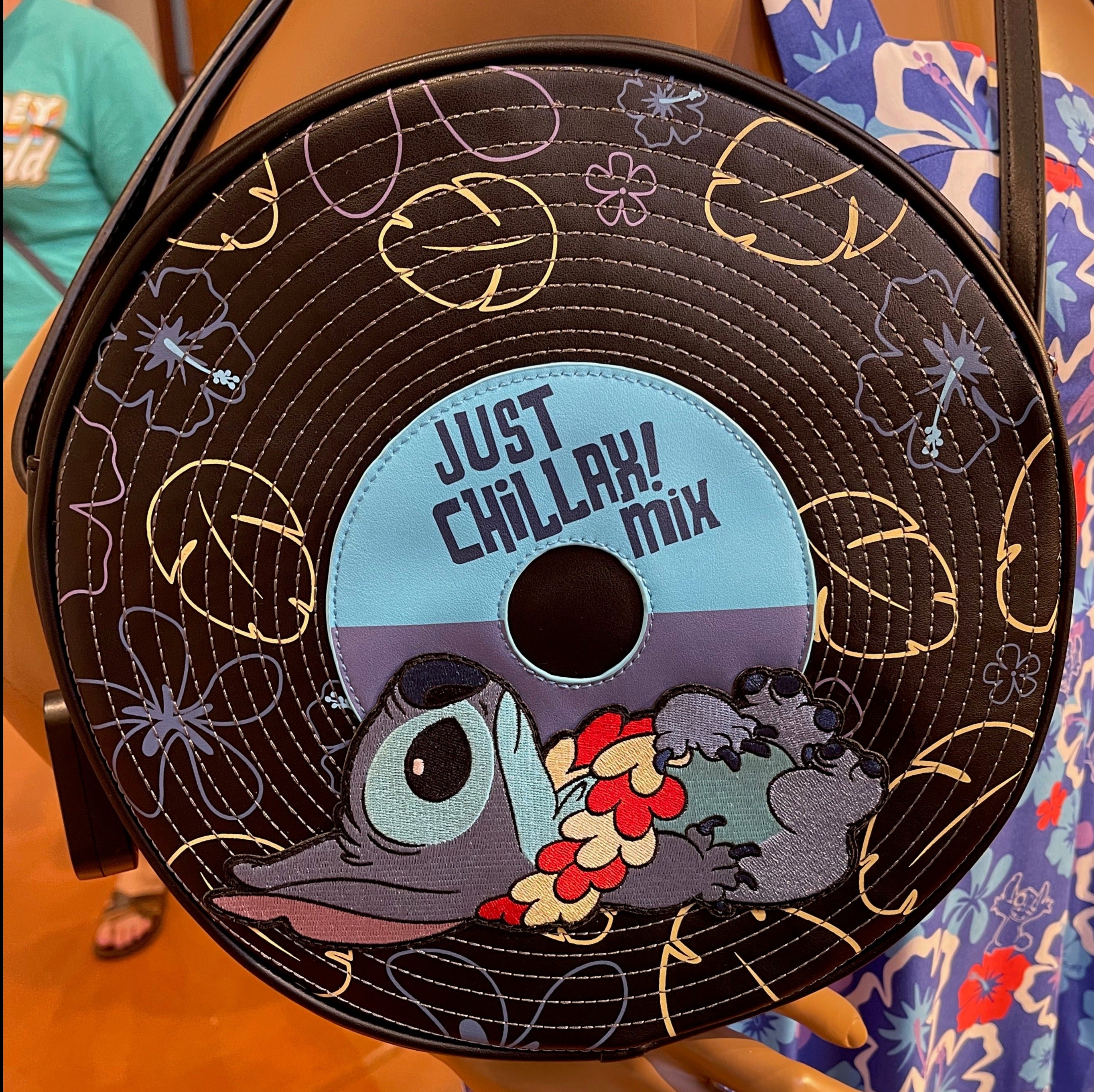 Disney Stitch Record Crossbody Bag Purse – World of Treasures