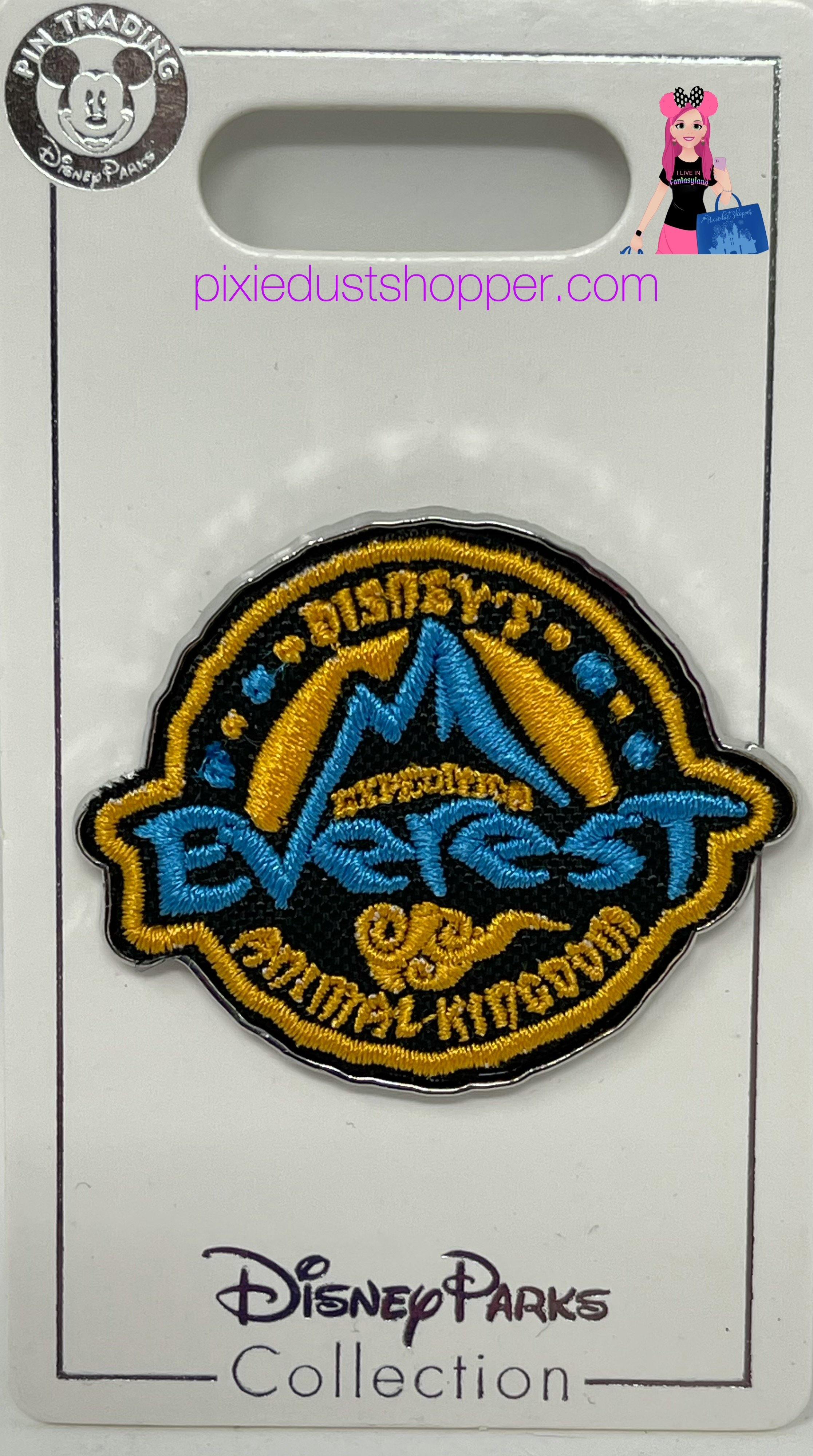 Disney Animal Kingdom Expedition Everest Patch Pin – World of Treasures