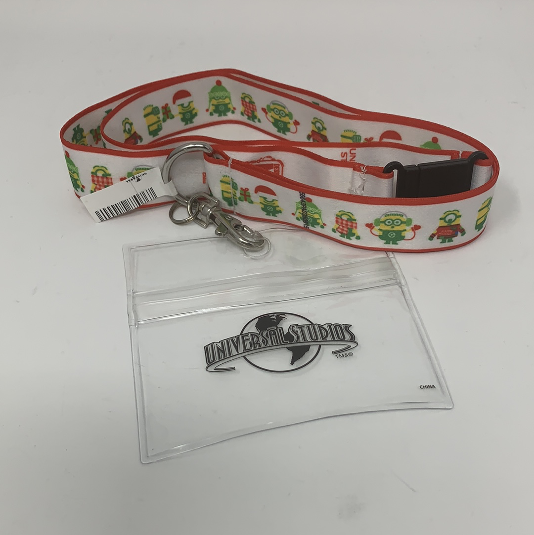 Universal Studios Despicable Me - Minion Christmas Lanyard – World of ...