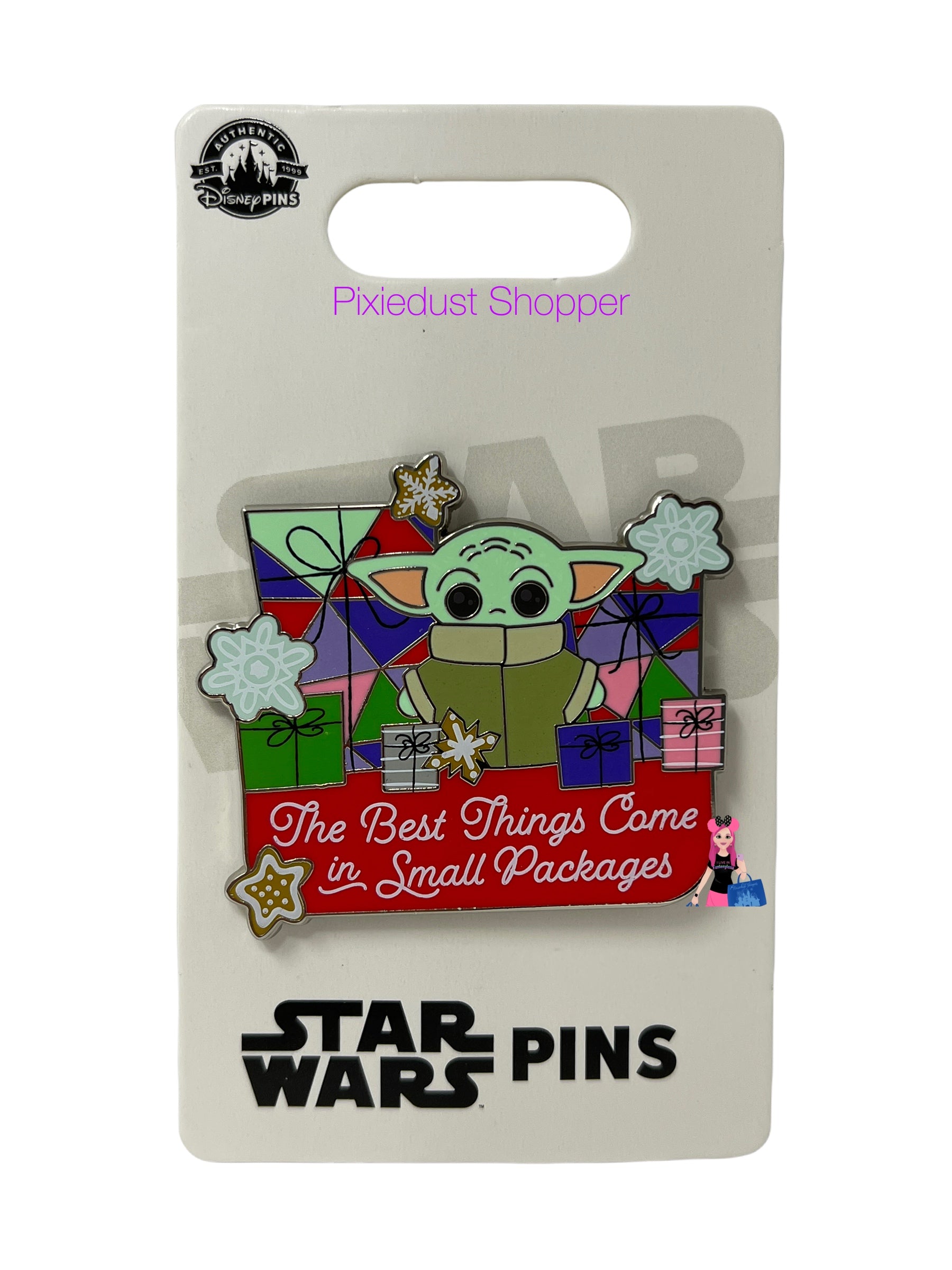 Disney Star Wars Christmas 2021 Grogu Pin – World of Treasures